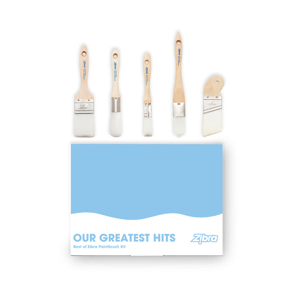 Best of Zibra Paintbrush Kit-5 Piece | Zibra